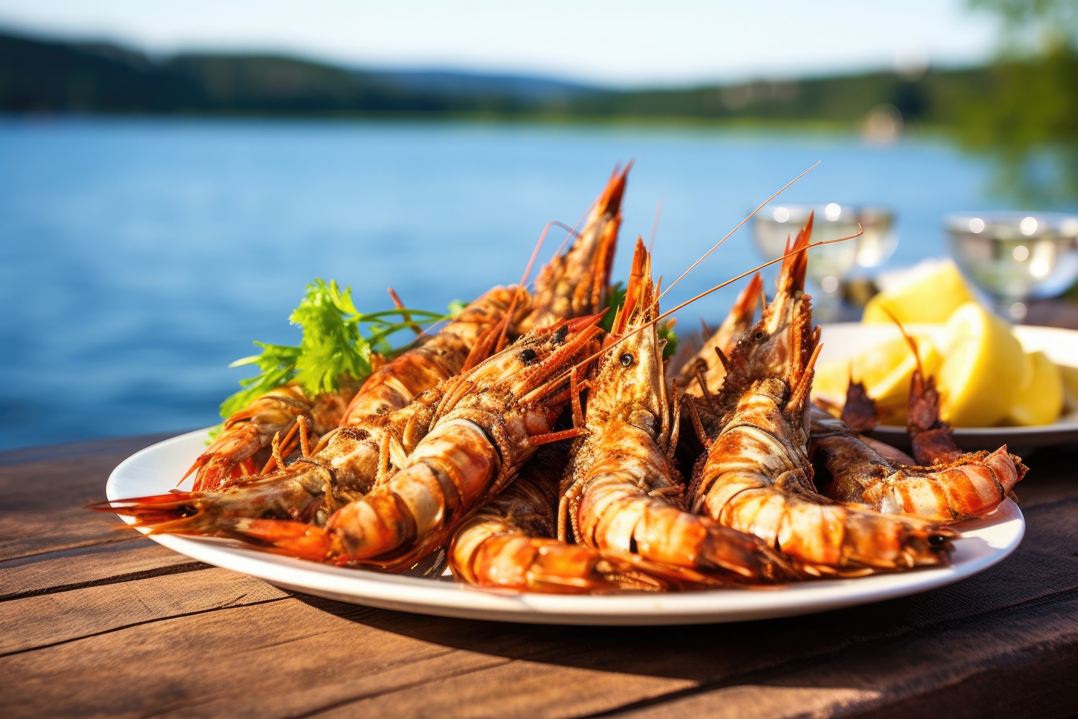 Langustine la grătar cu sos de lămâie și pătrunjel | TeMănânc.ro